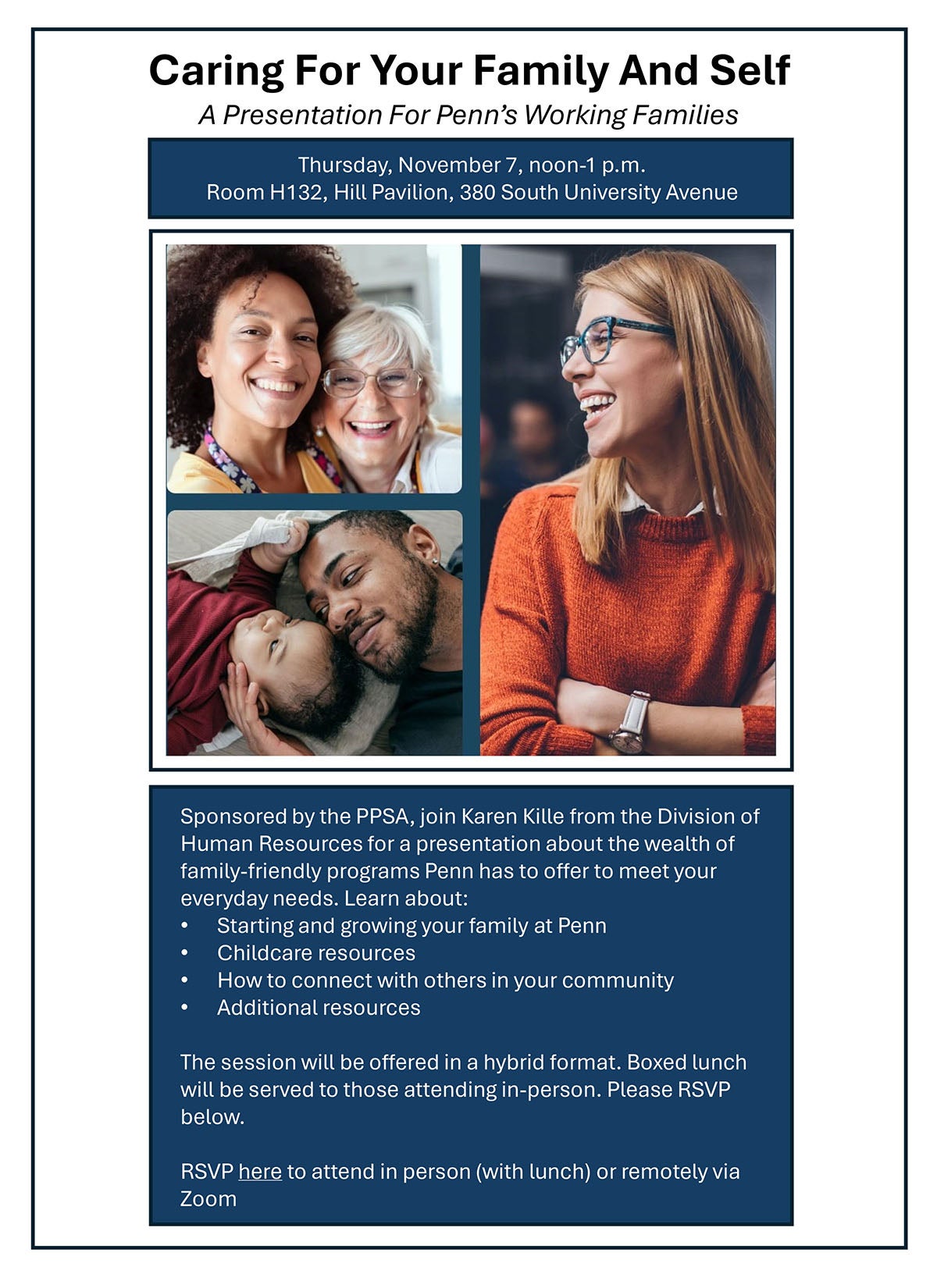 Caring For Your Family And Self: A Presentation For Penn’s Working ...